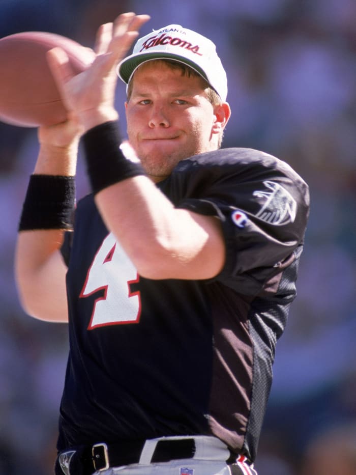 Brett Favre book: Atlanta Falcons rookie season, Packers - Sports ...