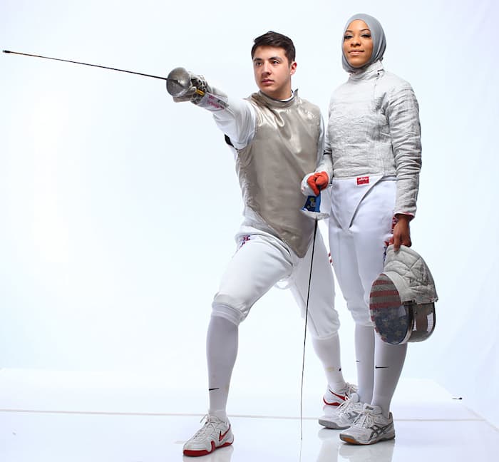Alex Massialas and Ibtihaj Muhammad - Sports Illustrated