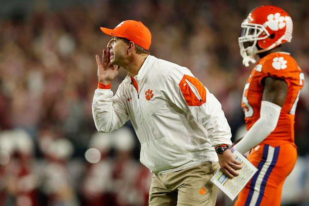 Clemson-Alabama clock error: Dabo Swinney angry reaction - Sports ...