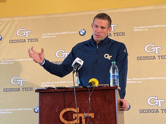 Georgia Tech Defensive Coordinator Andrew Thacker Discusses Short ...