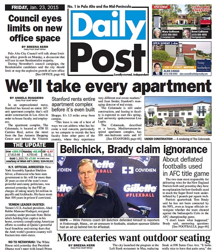 Deflategate headlines showcase best of New York tabloids - Sports ...