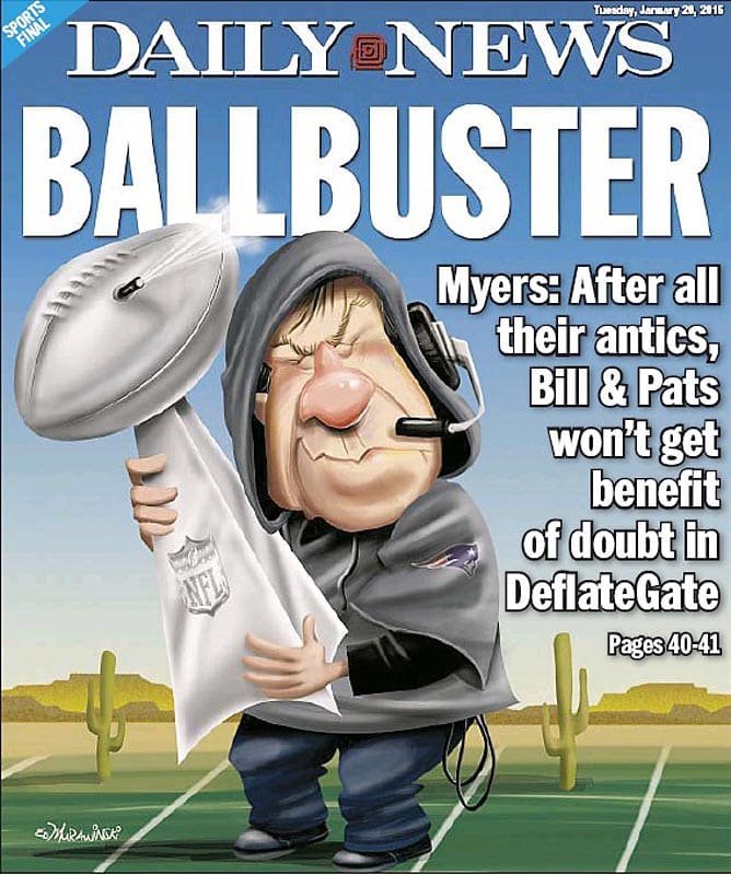 Deflategate headlines showcase best of New York tabloids - Sports ...