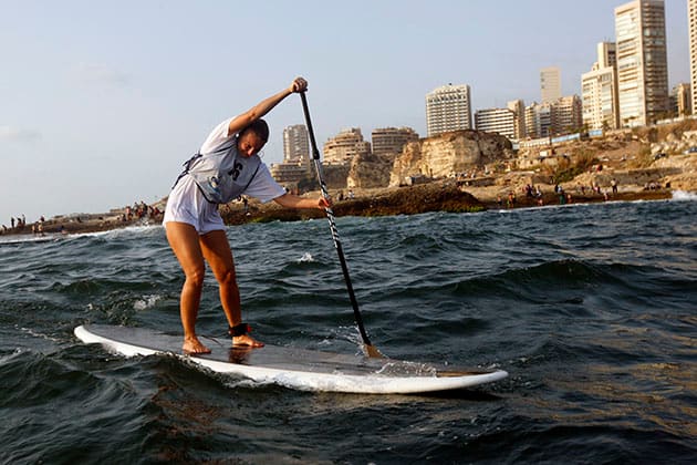 Stand up paddleboarding workout: SUP exercises, fitness - Sports ...