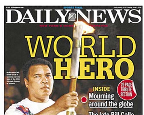 Muhammad Ali Newspaper Headlines - Sports Illustrated