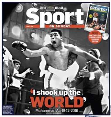 Muhammad Ali Newspaper Headlines - Sports Illustrated
