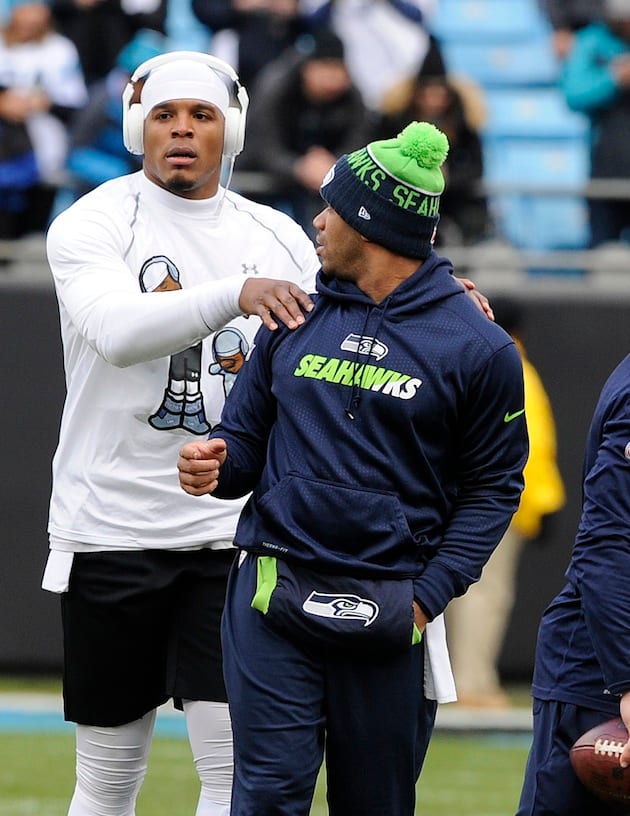 Panthers - Seahawks: Cam Newton is bigger than Russell Wilson - Sports ...