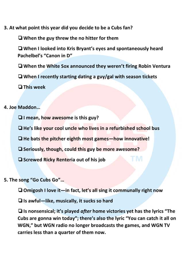 Chicago Cubs bandwagon fan application - Sports Illustrated