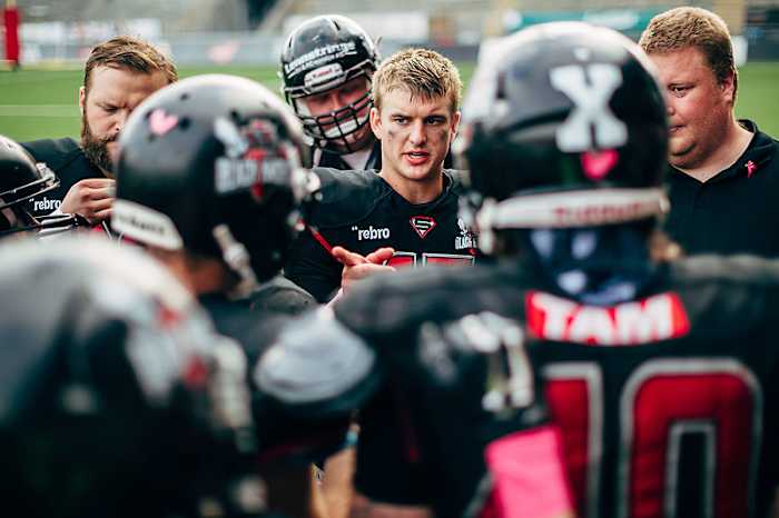 Randy Beverly Jr. leads Sweden's Orebro Black Knights in U.S. football ...