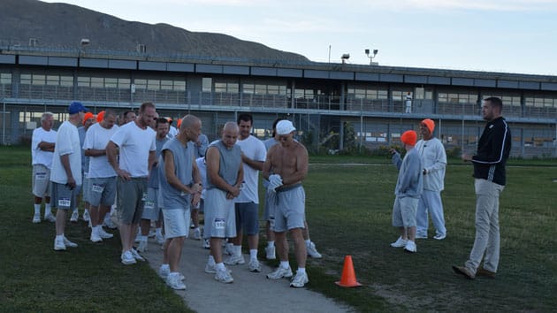 Free to Run: Weber State coach helps stage a prison yard marathon ...