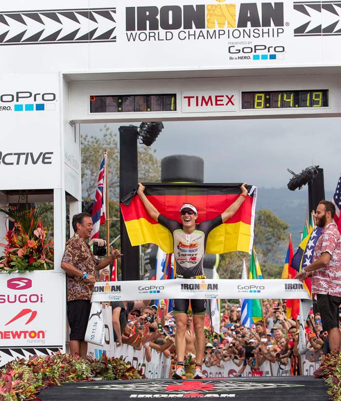 Sebastian Kienle, Mirinda Carfrae conquer the 2014 Ironman World ...