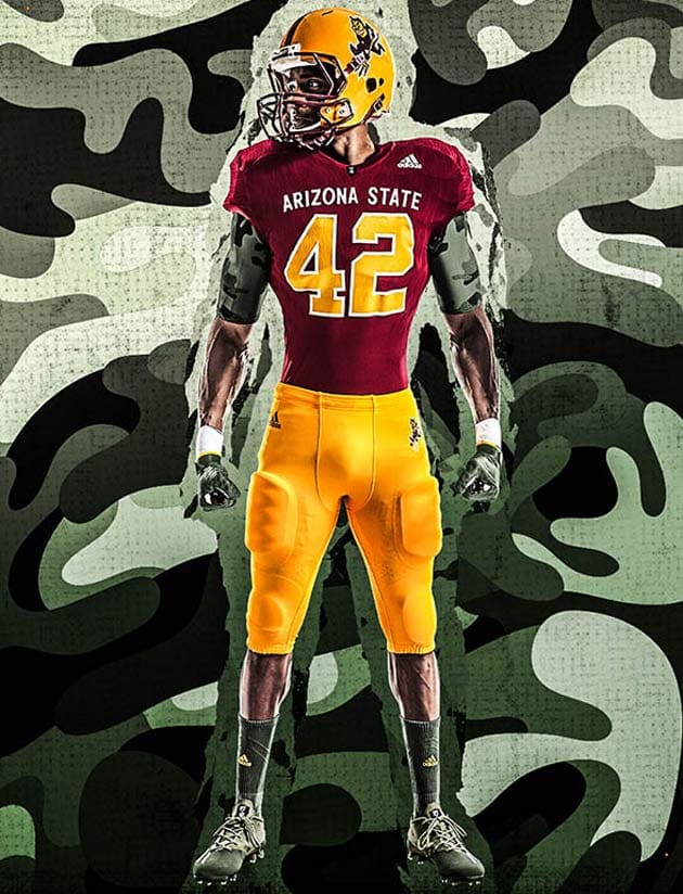 Arizona State football to honor Pat Tillman in alternate uniforms ...
