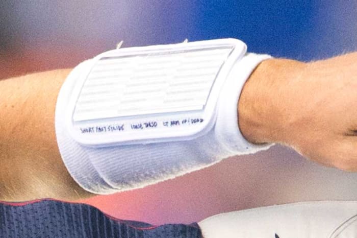 History of the NFL in 95 Objects: Tom Matte's Playbook Wristband ...