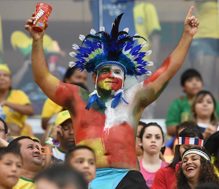 Painted Fans at the World Cup - Sports Illustrated