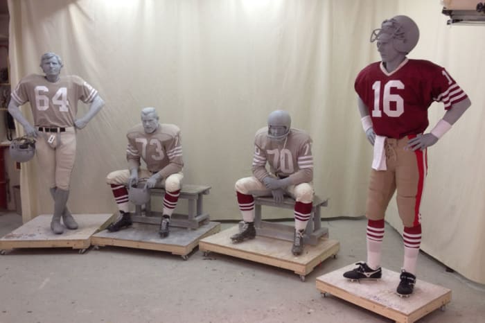 San Francisco 49ers’ new Hall of Fame statues are awesome, scary ...