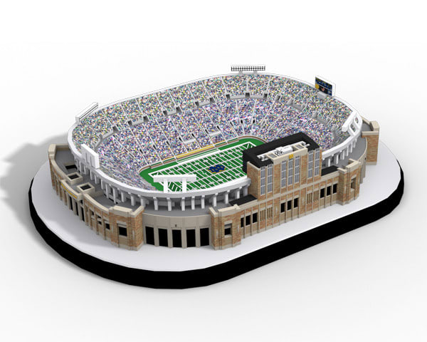 3d Printing Brings Amazing Photo Realistic Ncaa Stadium Replicas To