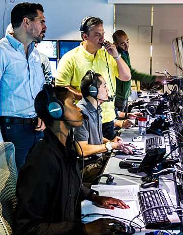 Behind the scenes at the NFL's new replay review center in New York ...