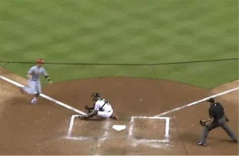 MLB umpires still struggling to interpret home plate collision rule ...