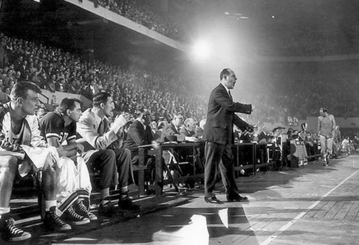 SI Vault: They all boo when Boston legend Red Auerbach sits down ...