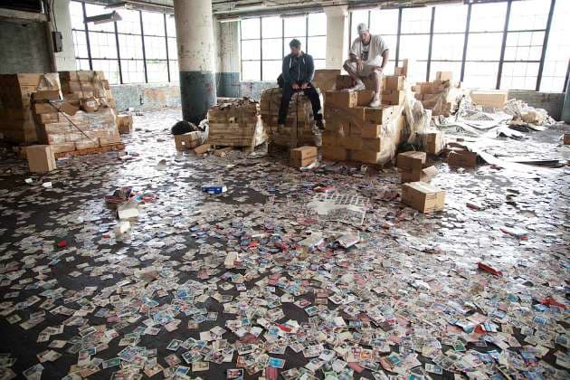 Explorers find $1 million in baseball cards in Detroit warehouse ...