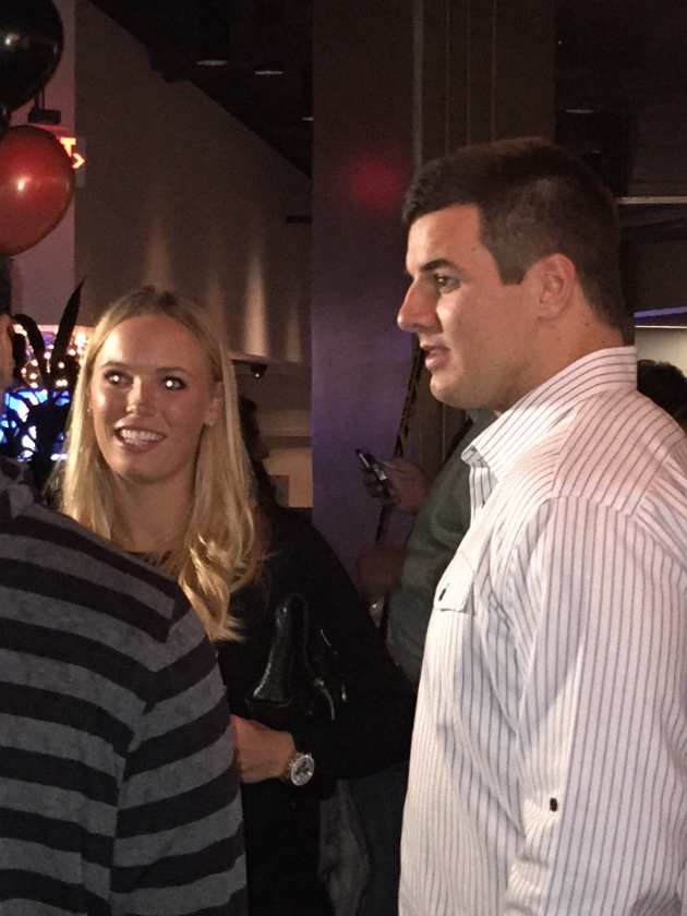 Washington Redskins linebacker Ryan Kerrigan and Caroline Wozniacki ...