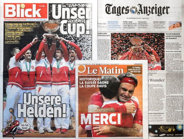 Daily Bagel: Federer and Wawrinka celebrate in Switzerland - Sports ...