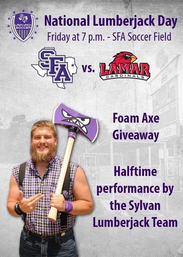 Stephen F. Austin has foam axe giveaway for National Lumberjack Day - Sports Illustrated