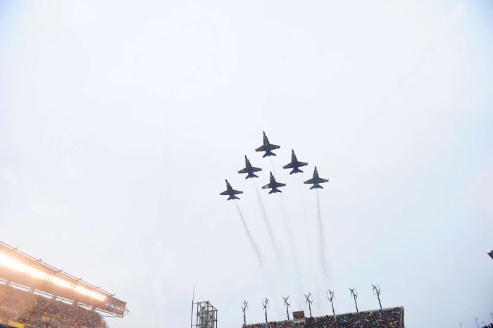 Notable Flyovers at Sports Events - Sports Illustrated