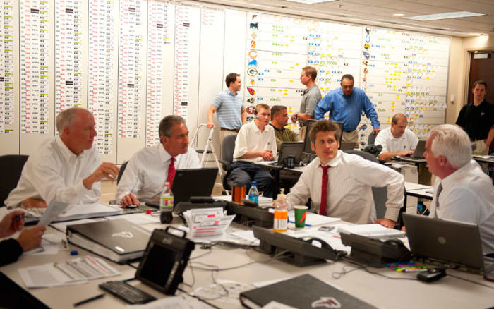 Inside a war room during the NFL Draft - Sports Illustrated
