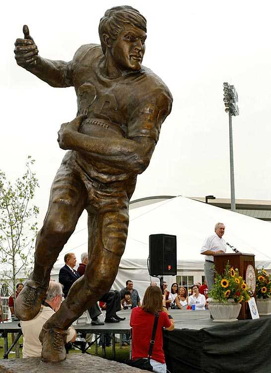 College Football Icons With Statues - Sports Illustrated