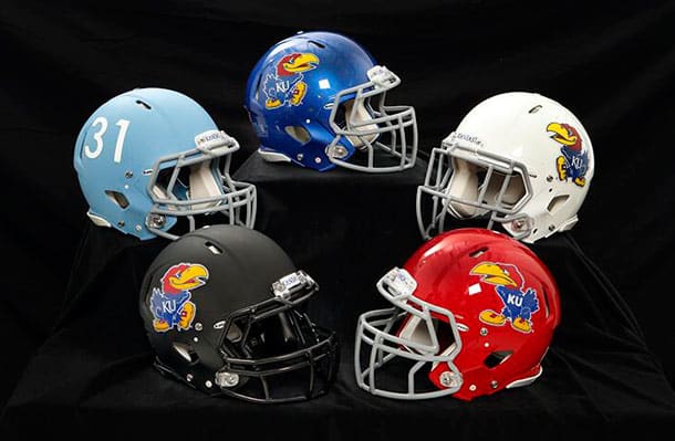 Kansas unveils new helmets, uniforms - Sports Illustrated