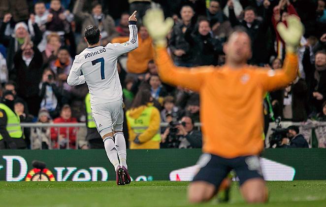 Spain: Ronaldo nets hat trick as Madrid preps for Man U clash with rout ...