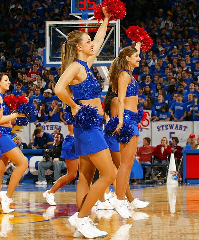 Kansas Jayhawks Cheerleaders - Sports Illustrated