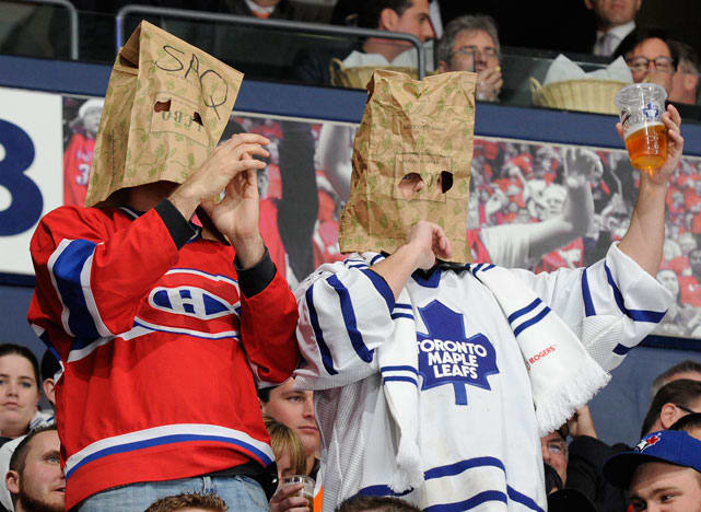 Fans With Bags Over Their Heads - Sports Illustrated