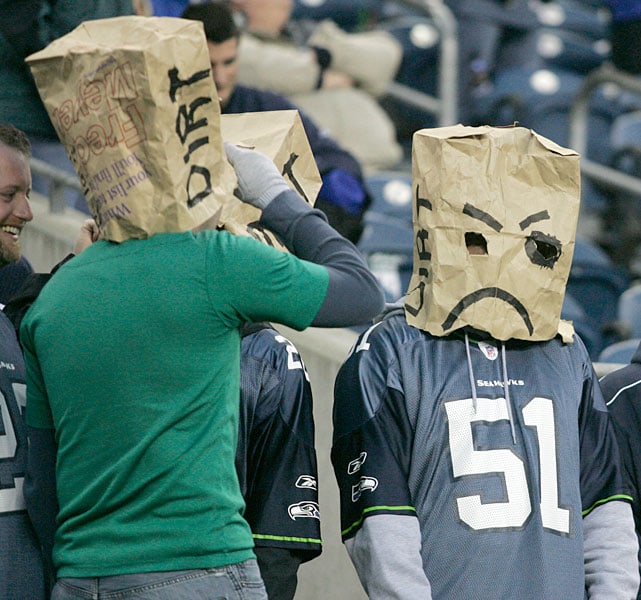 Fans With Bags Over Their Heads - Sports Illustrated