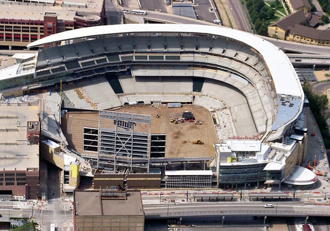 Target Field Construction - Sports Illustrated
