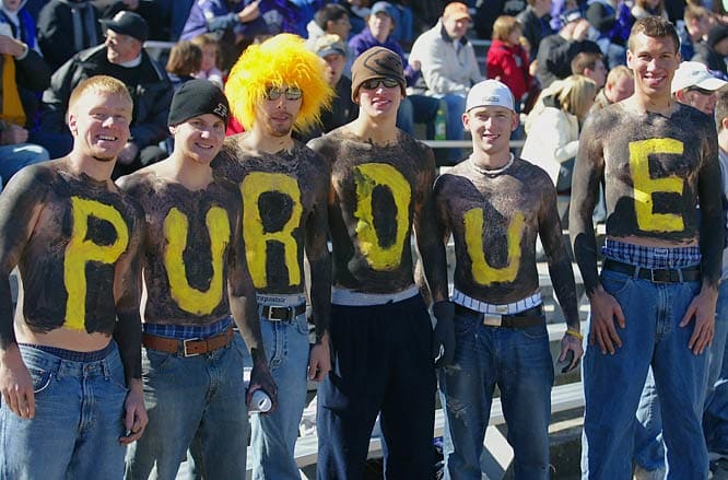 College Fans in Bodypaint - Sports Illustrated