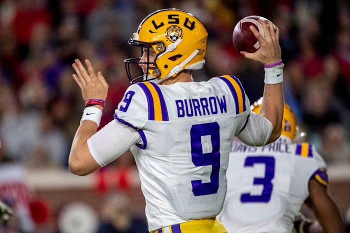 LSU football Quarterback Joe Burrow Named a Finalist for Johnny Unitas ...