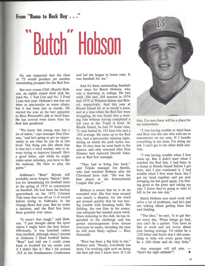 Alabama Baseball Legend Butch Hobson Among Those Receiving Degree This ...