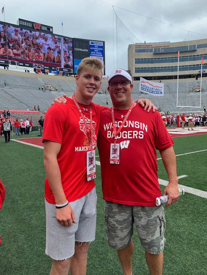 Wisconsin football recruiting: 2021 commit Hunter Wohler interview ...