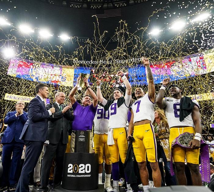 College football national championship 2020 photos: Clemson vs LSU ...