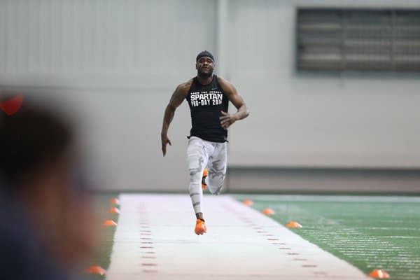 Great Michigan State Football Video From NFL Pro Day: WR Aaron ...