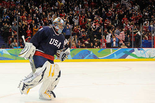 Ryan Miller Wills Team USA to the Gold Medal Game Against Canada with 6 ...