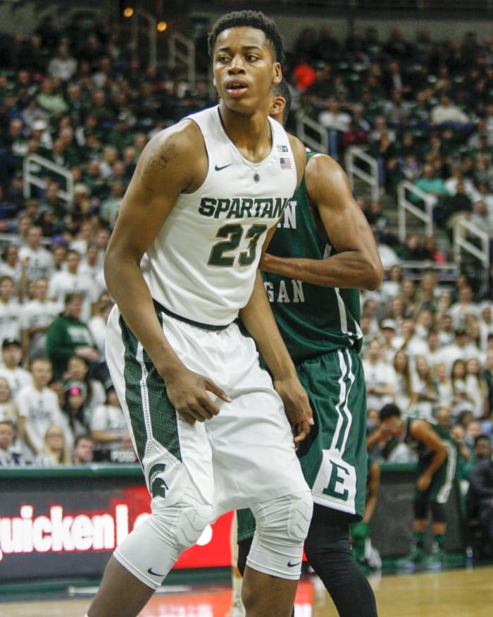 VIDEO: Spartan Basketball's Freshman Star Deyonta Davis Put a Clinic on ...