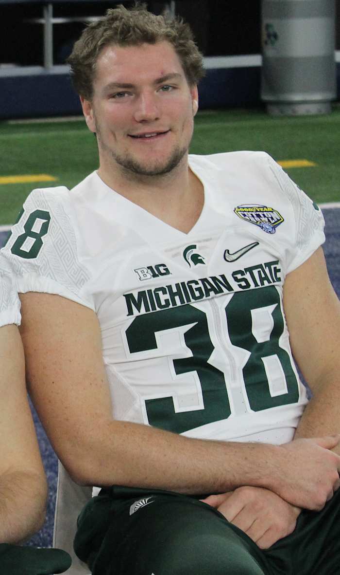 EXCLUSIVE: Mark Dantonio Praising MLB Byron Bullough, “Moving Up” Depth ...