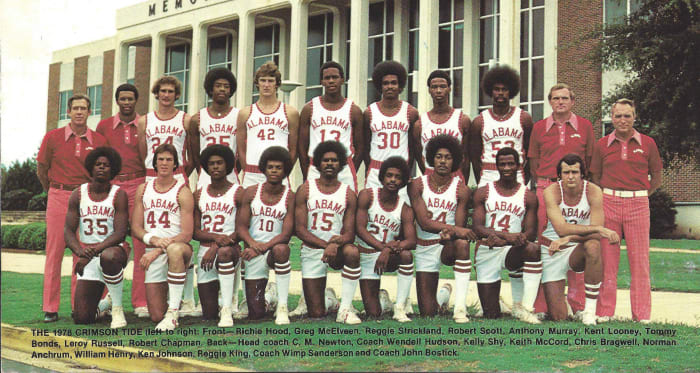 Alabama basketball 1977-78-Crimson Tide basketball-C.M. Newton-Reggie ...