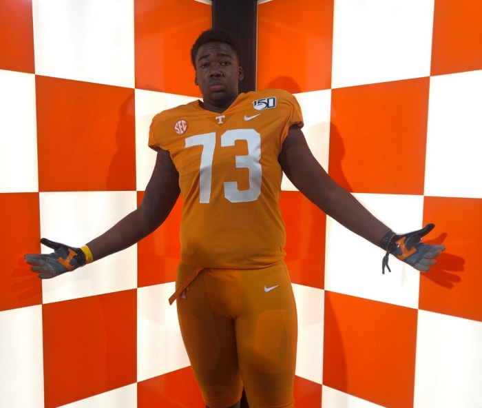 Coveted 2021 Georgia Offensive Tackle Jakiah Leftwich Talks Vols ...