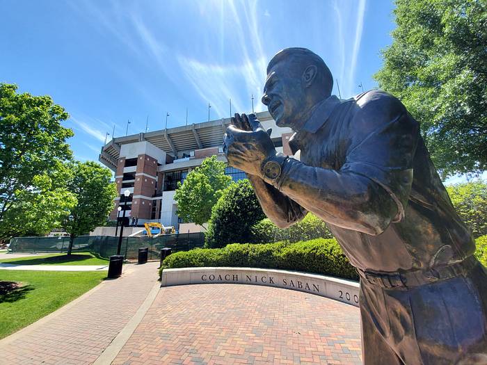 Daily Dose of Crimson Tide-A Student Literally Makes History-Nick Saban ...