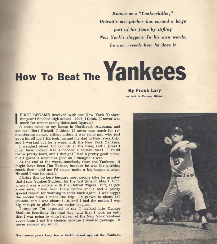 Frank Lary-Alabama baseball-Crimson Tide baseball-Detroit Tigers ...