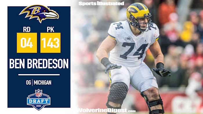 Ben Bredeson Picked In The Fourth Round - Sports Illustrated Michigan ...