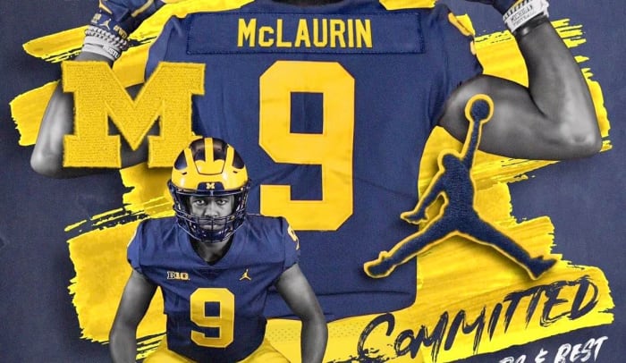 2021 Linebacker Tyler McLaurin Commits To Michigan - Sports Illustrated ...